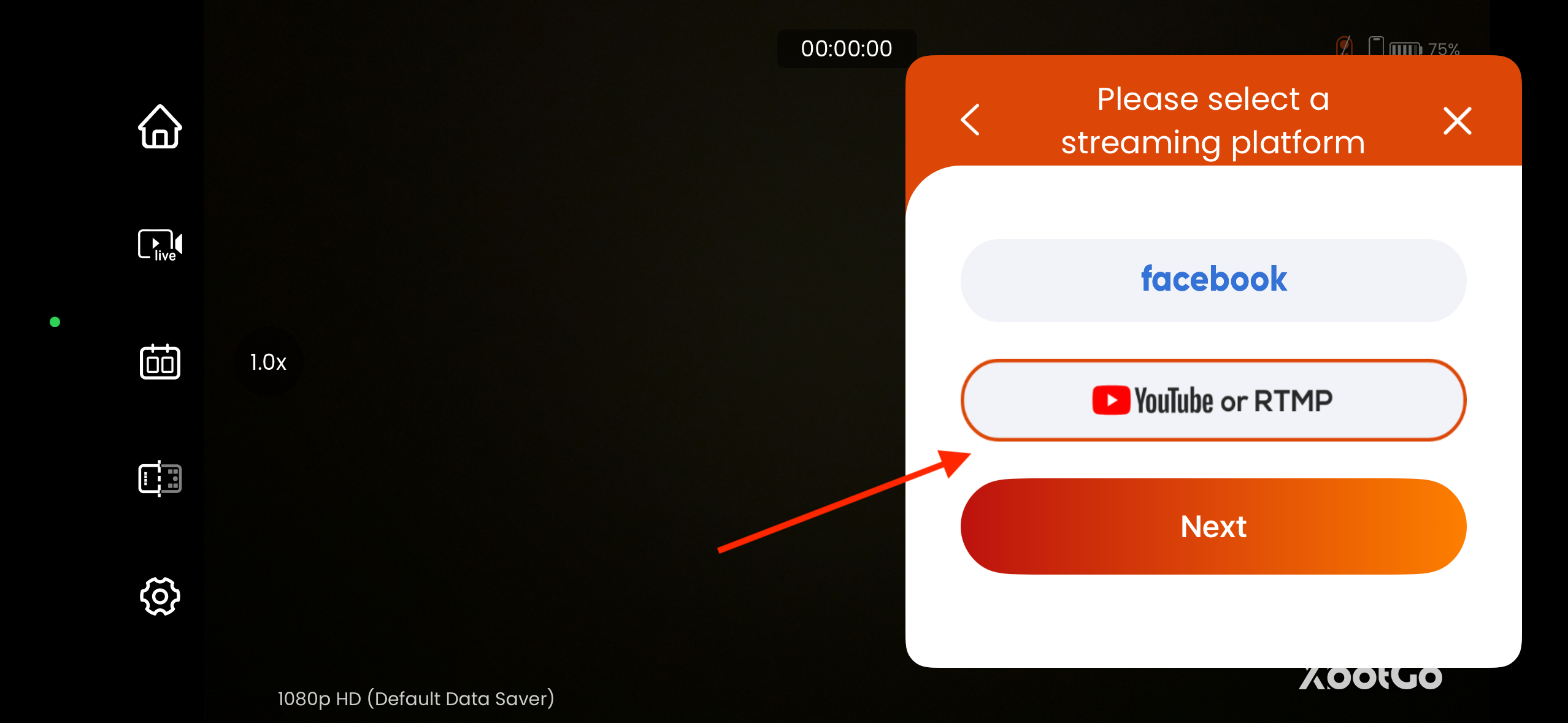 How to livestream to Facebook via RTMP? – XbotGo