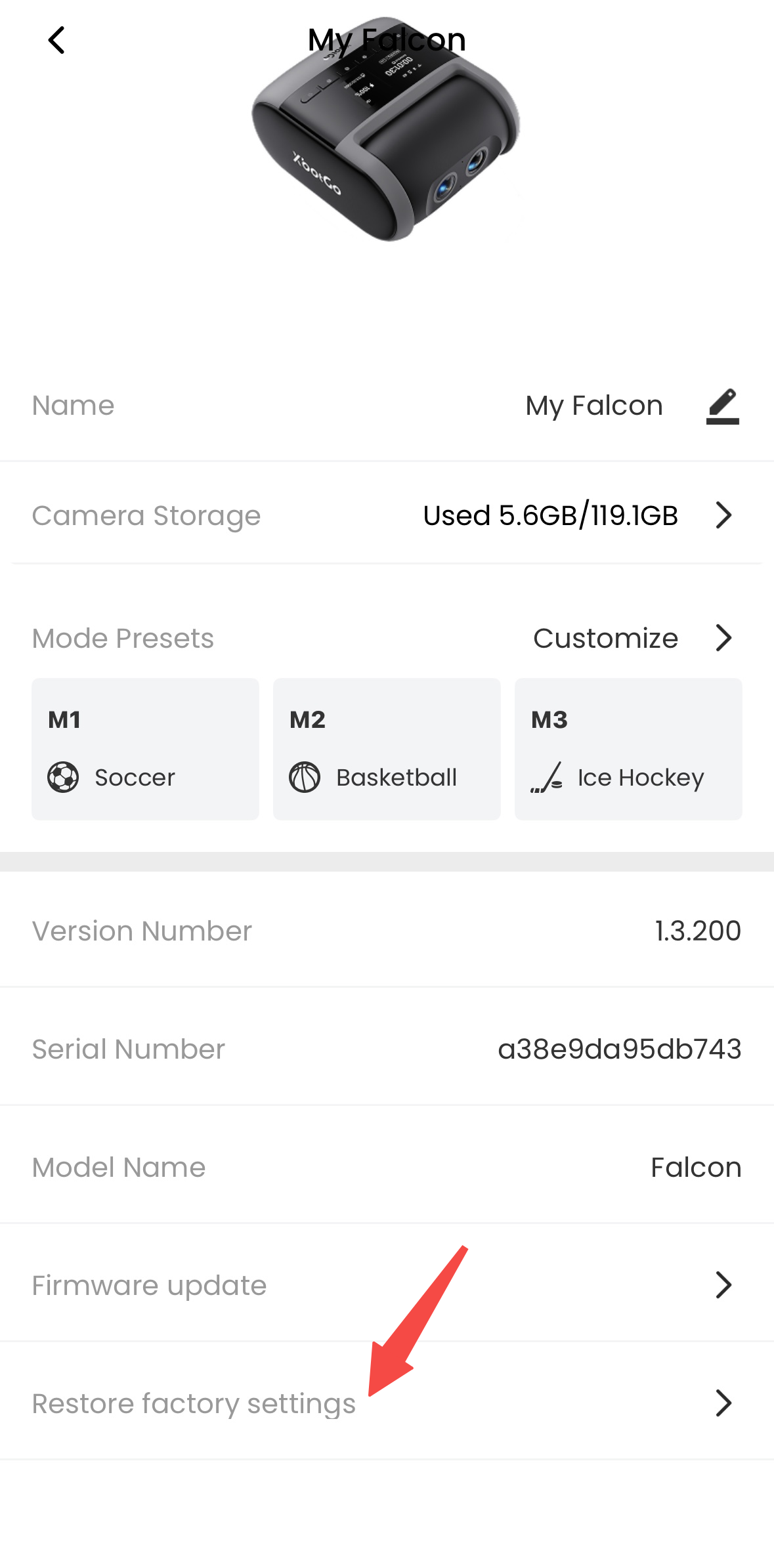How to restore Falcon to factory settings? What are the effects of a ...