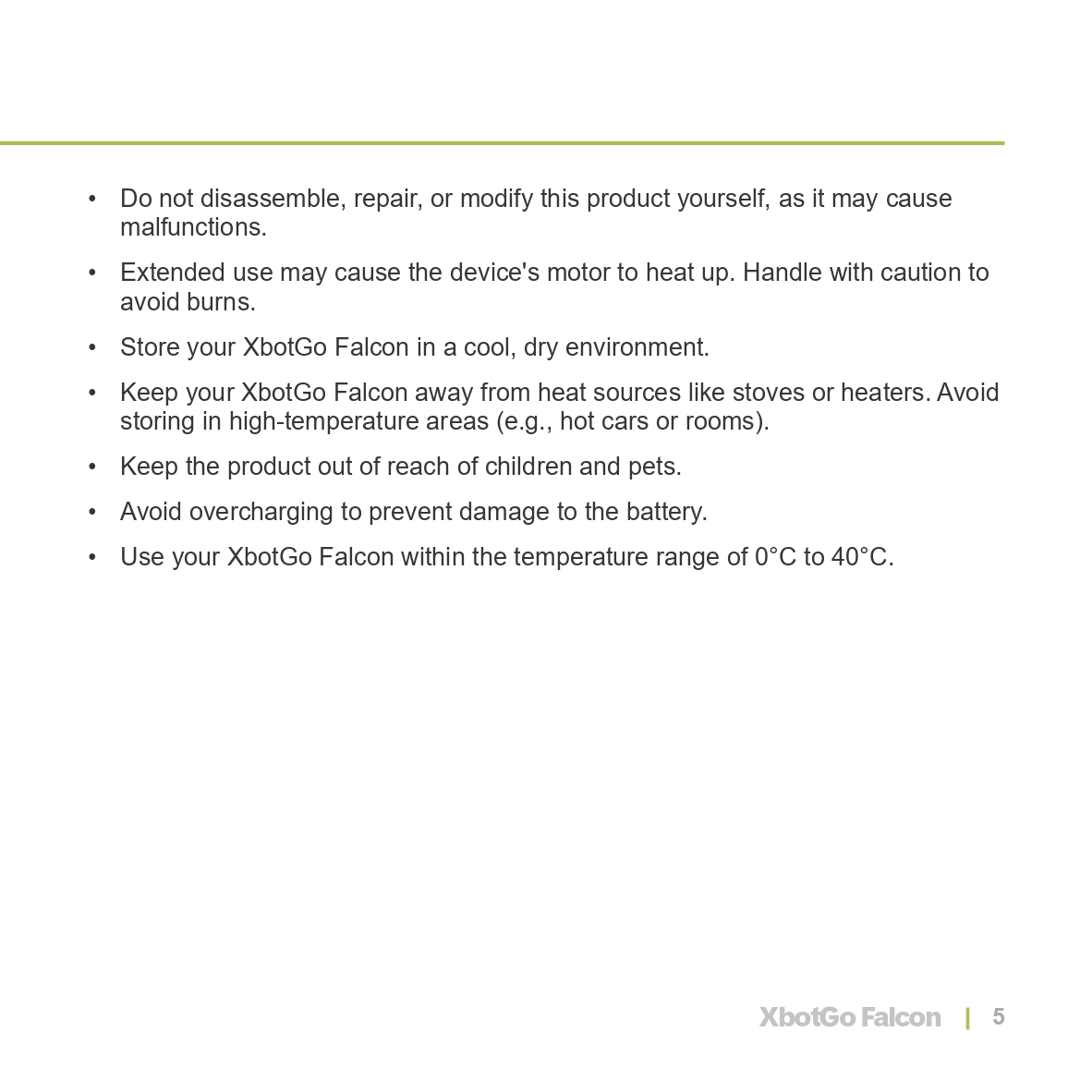 XbotGo Falcon User Manual (v2.3 Mar 2026） – XbotGo