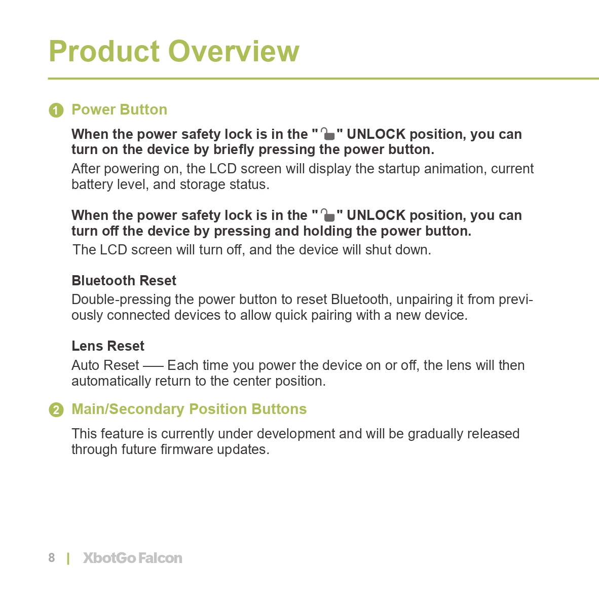 XbotGo Falcon User Manual (v2.3 Mar 2026） – XbotGo